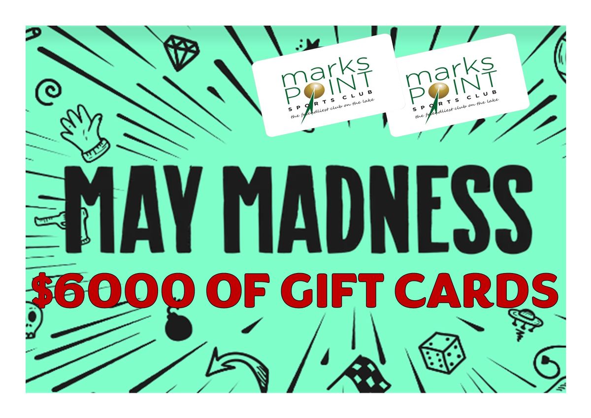 RaffleTix | MAY MADNESS GIFT CARD RAFFLE