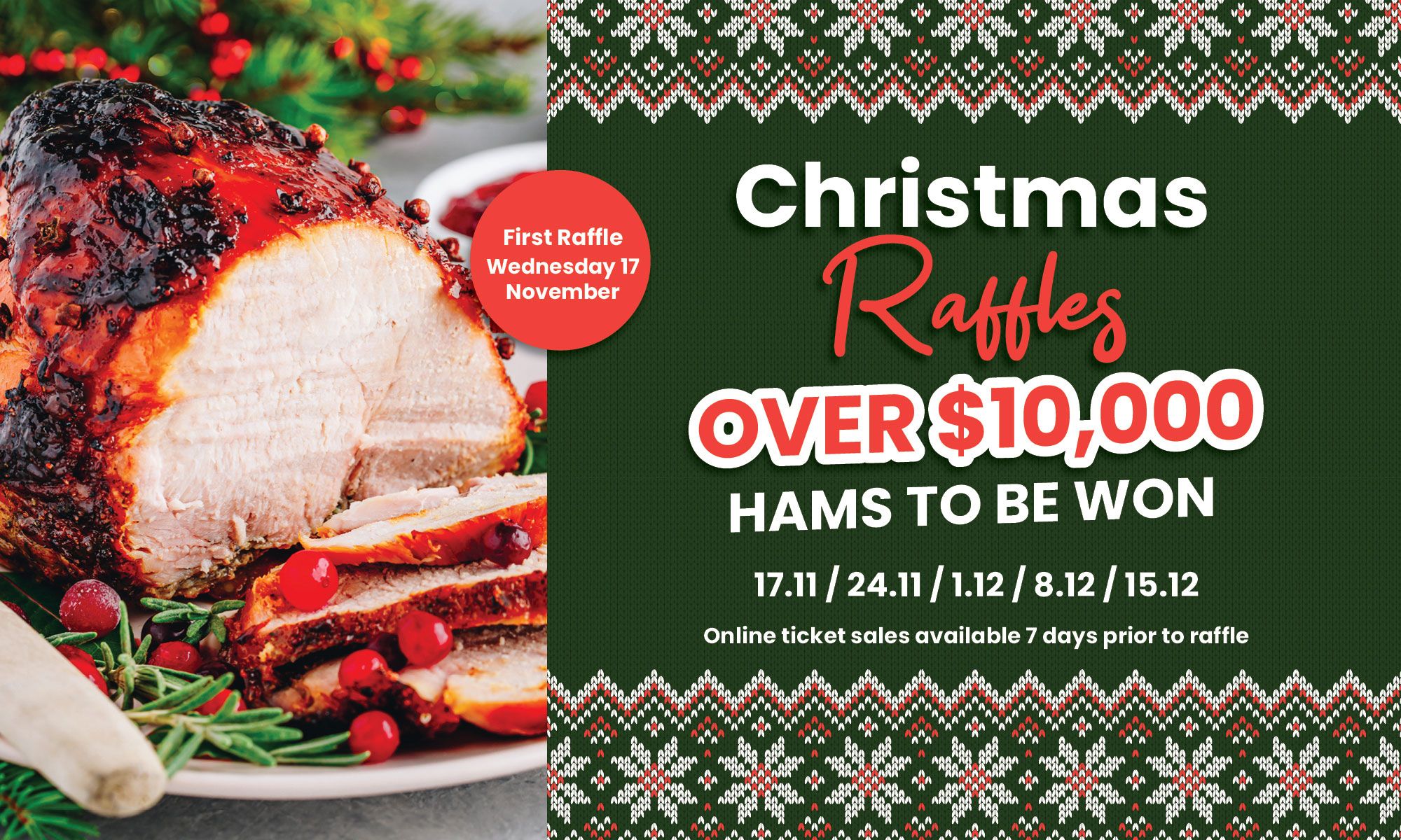 Cabra-Vale Christmas Ham Raffle