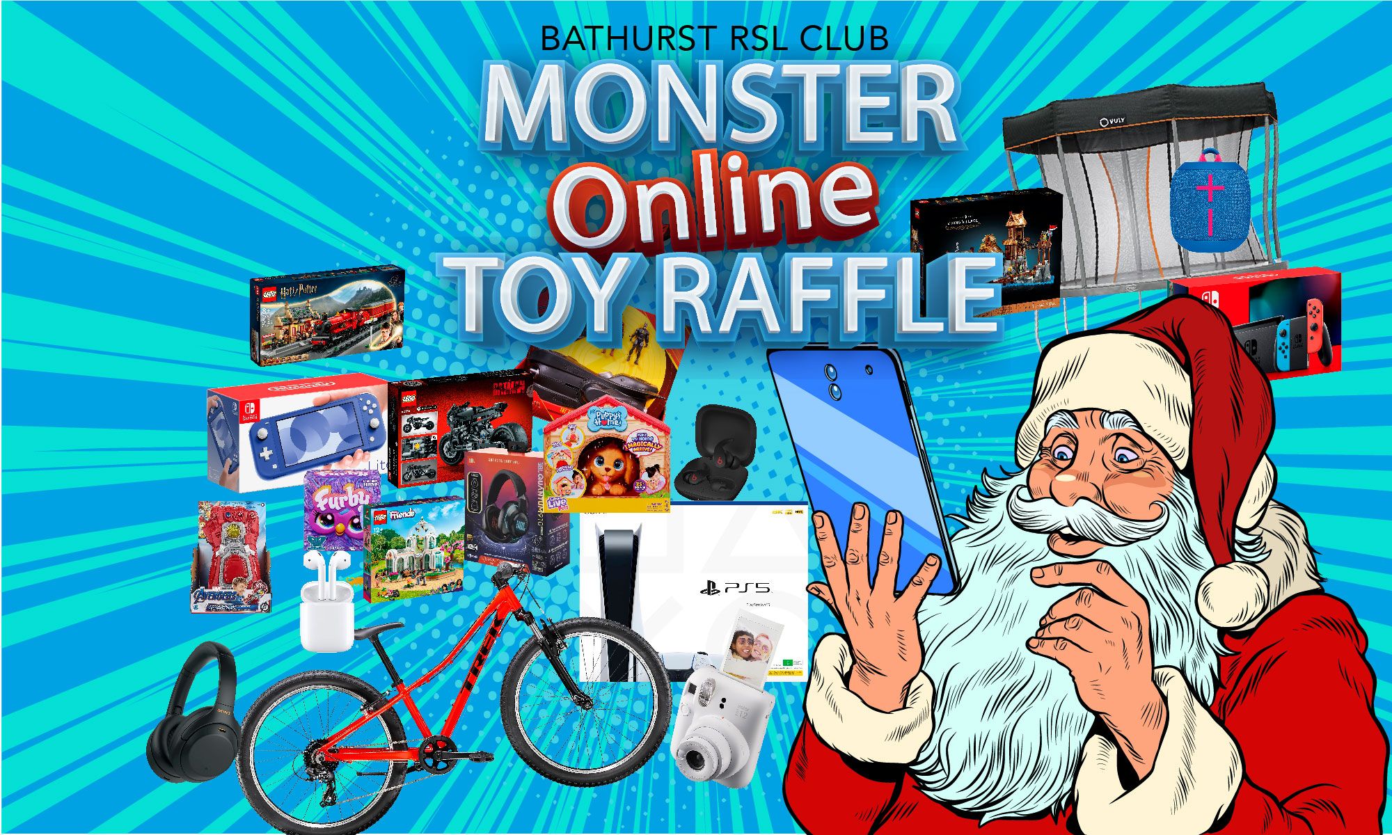Online Monster Toy Raffle 2023