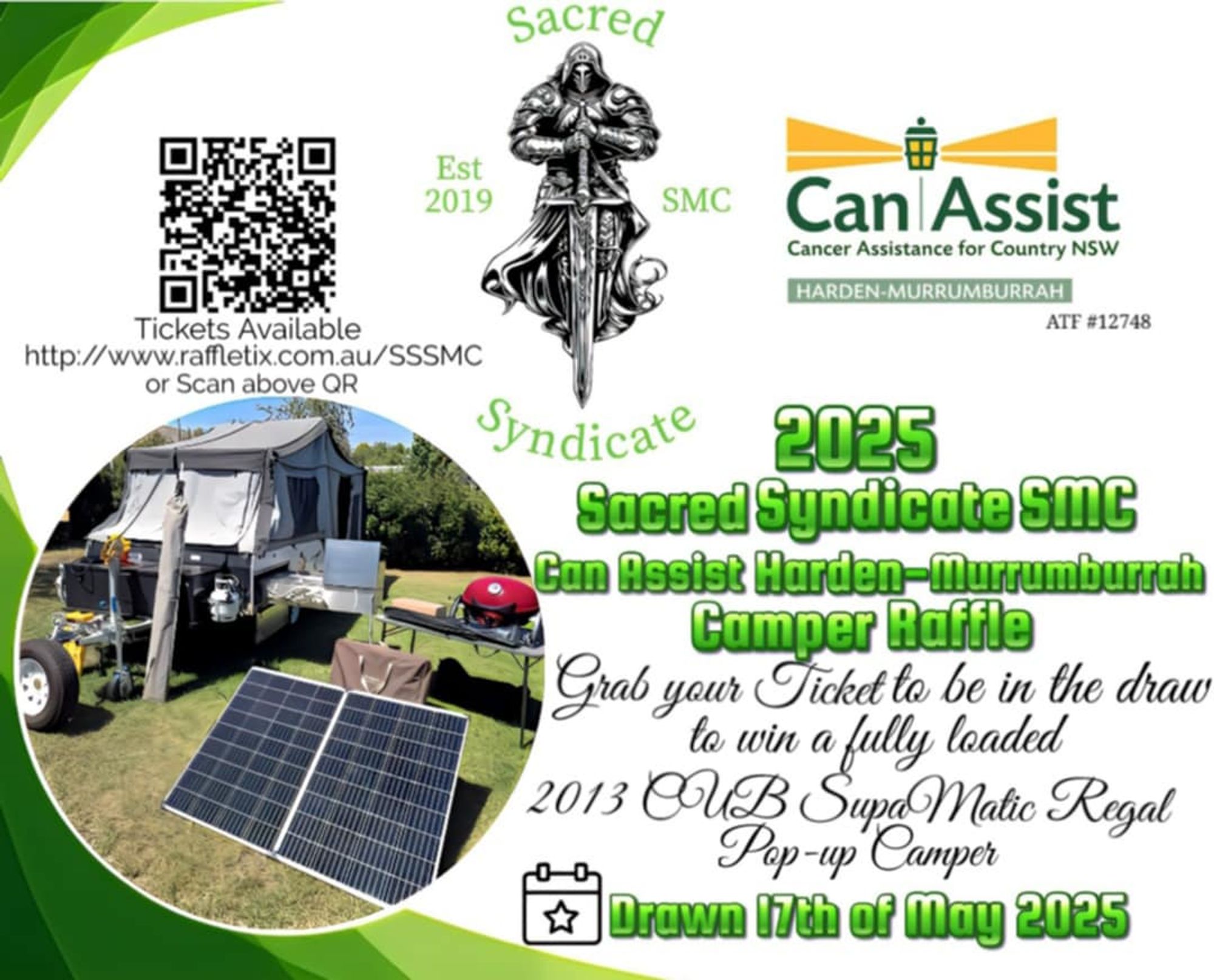 2025 SSSMC Can Assist Harden Murrumburrah Camper Raffle