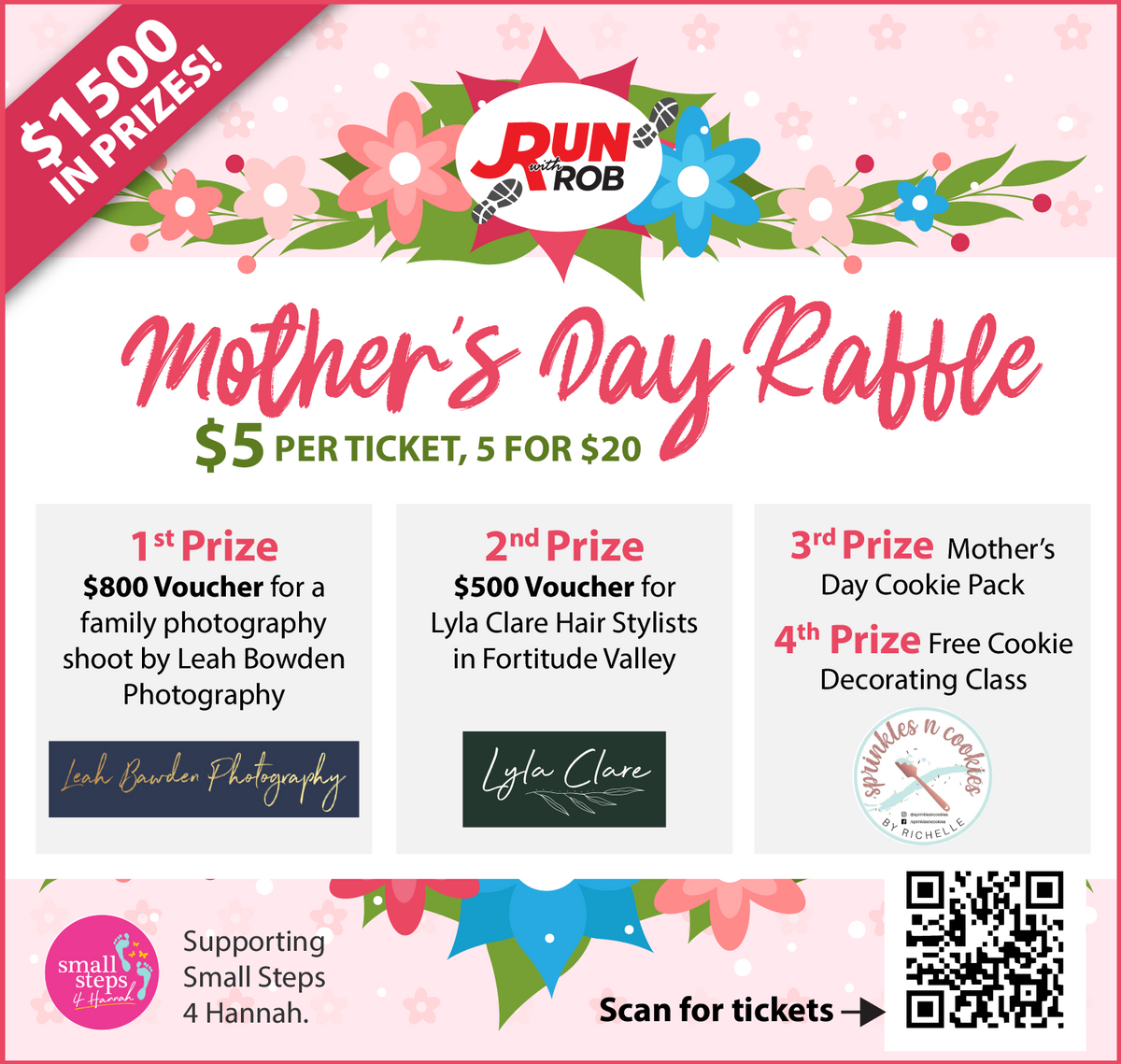 Run with Rob Mother's Day Raffle