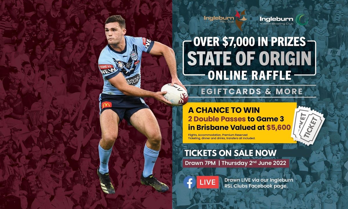 Over $7K State of Origin eRaffle