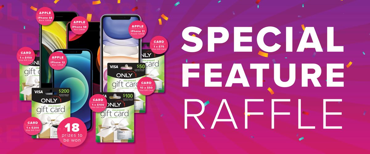 iPhone Online Raffle - Prizes valued $5000.