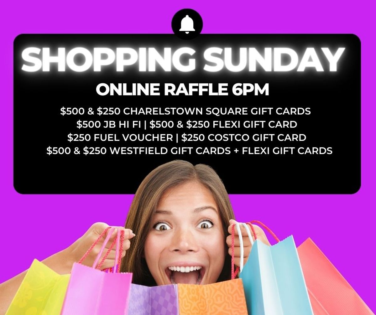 Shopping Sunday Specialty Online Raffle