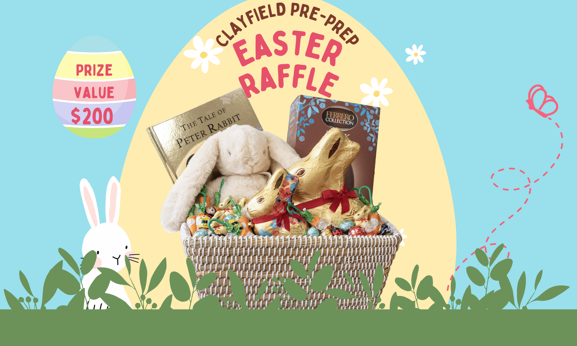 Clayfield Pre-prep Easter Hamper Raffle 2024