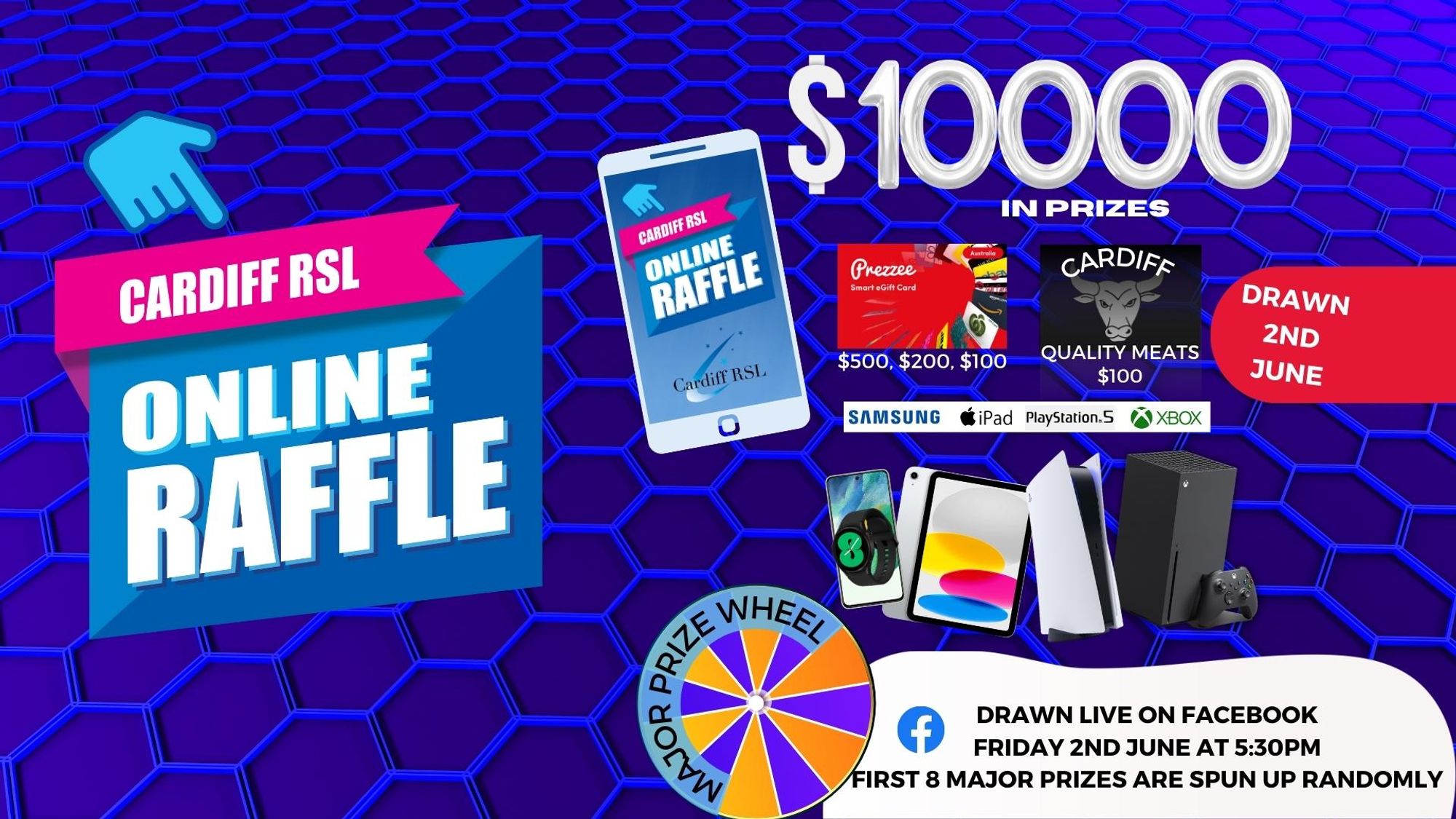 Friday $10,000 Online Raffle #163