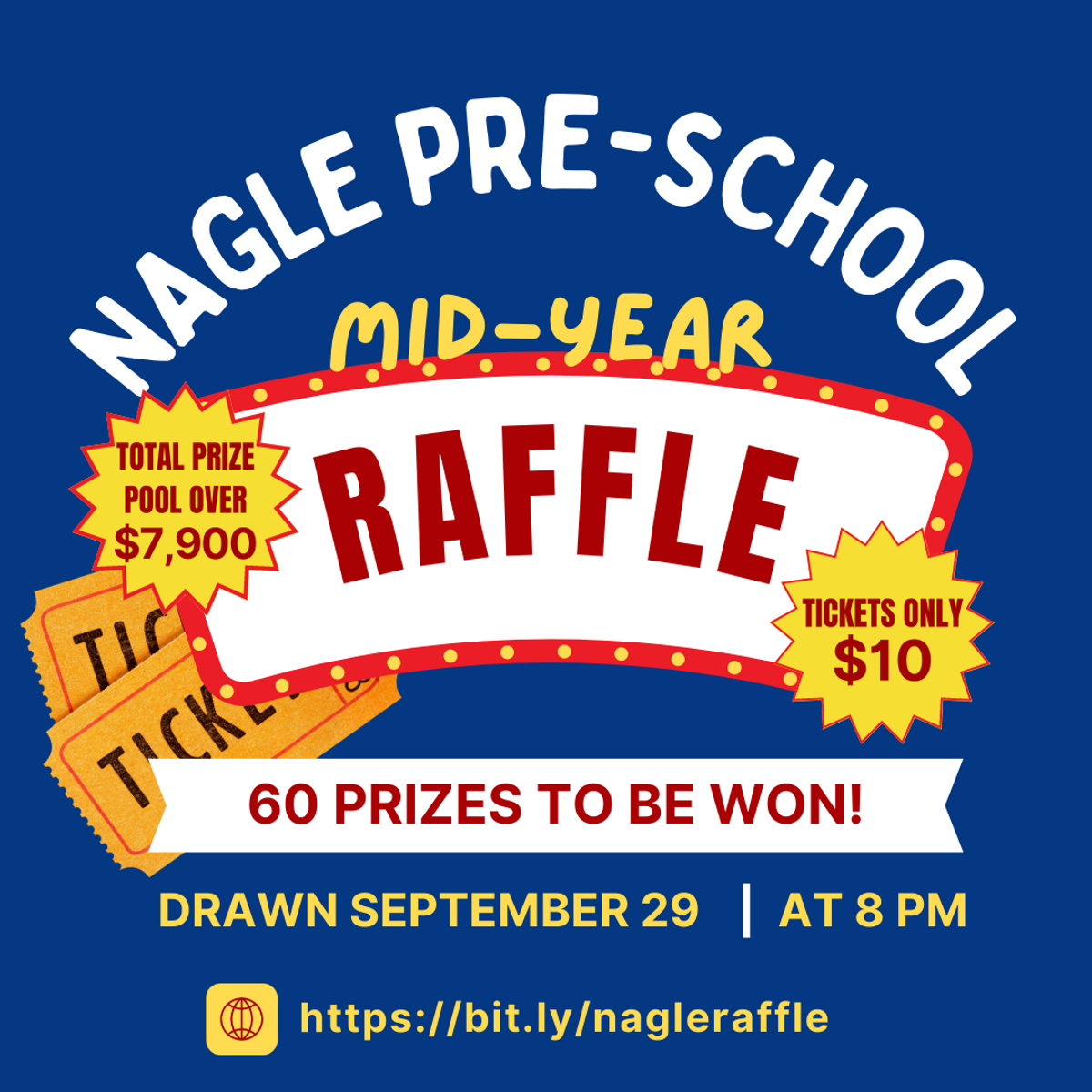 Nagle Pre-School Mid Year Raffle 2023
