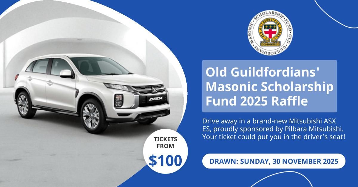 RaffleTix | Old Guildfordians' Masonic Scholarship Fund 2025 Raffle