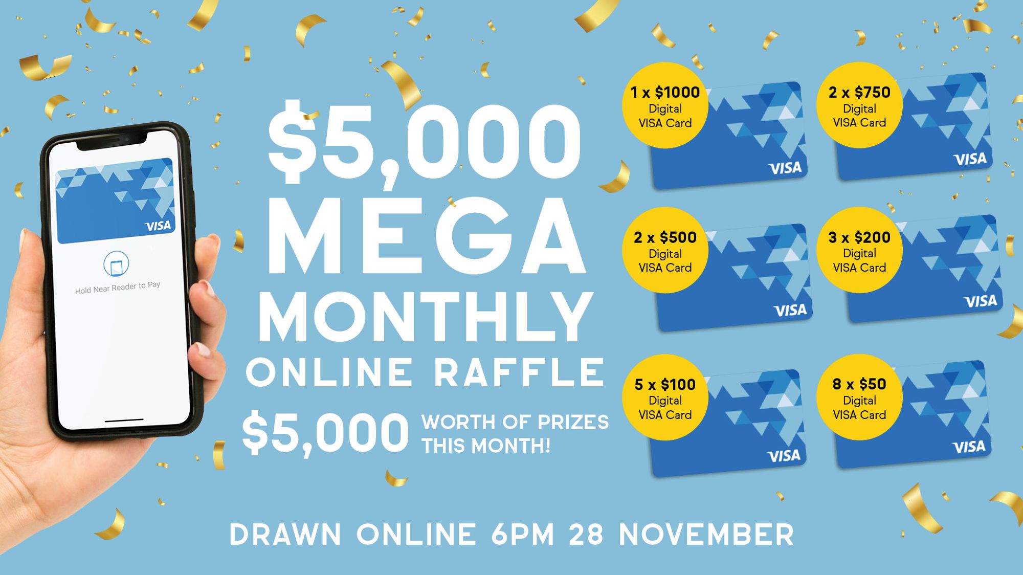 $5000 DELUXE DOUBLE UP - 28th November 2023