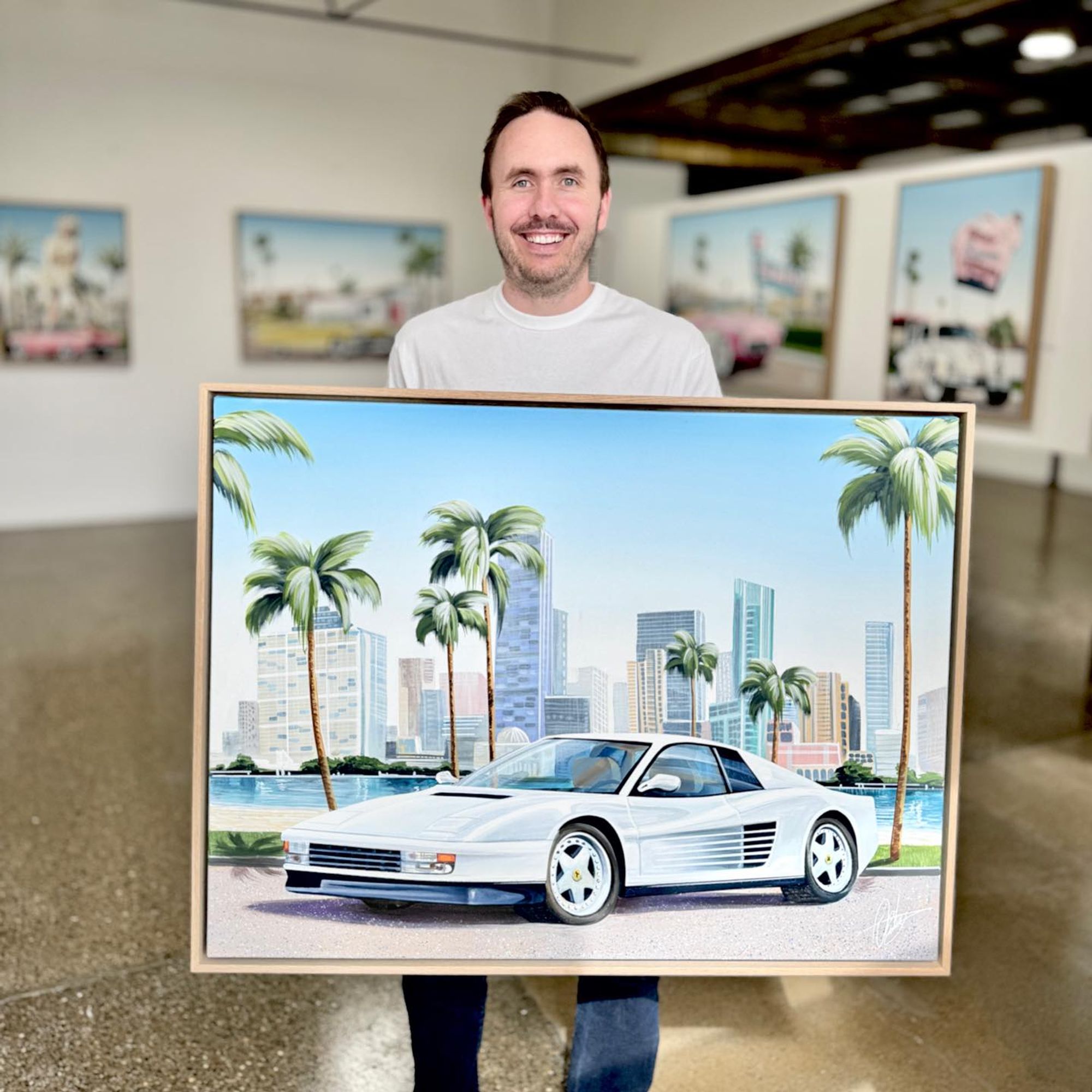 The Brisbane Club X Chris Riley Custom Designed Painting