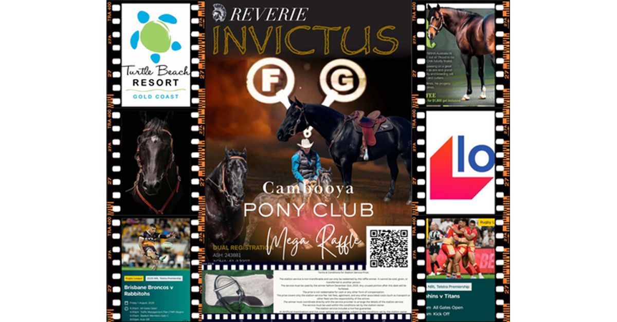 Cambooya Pony Club Mega Raffle