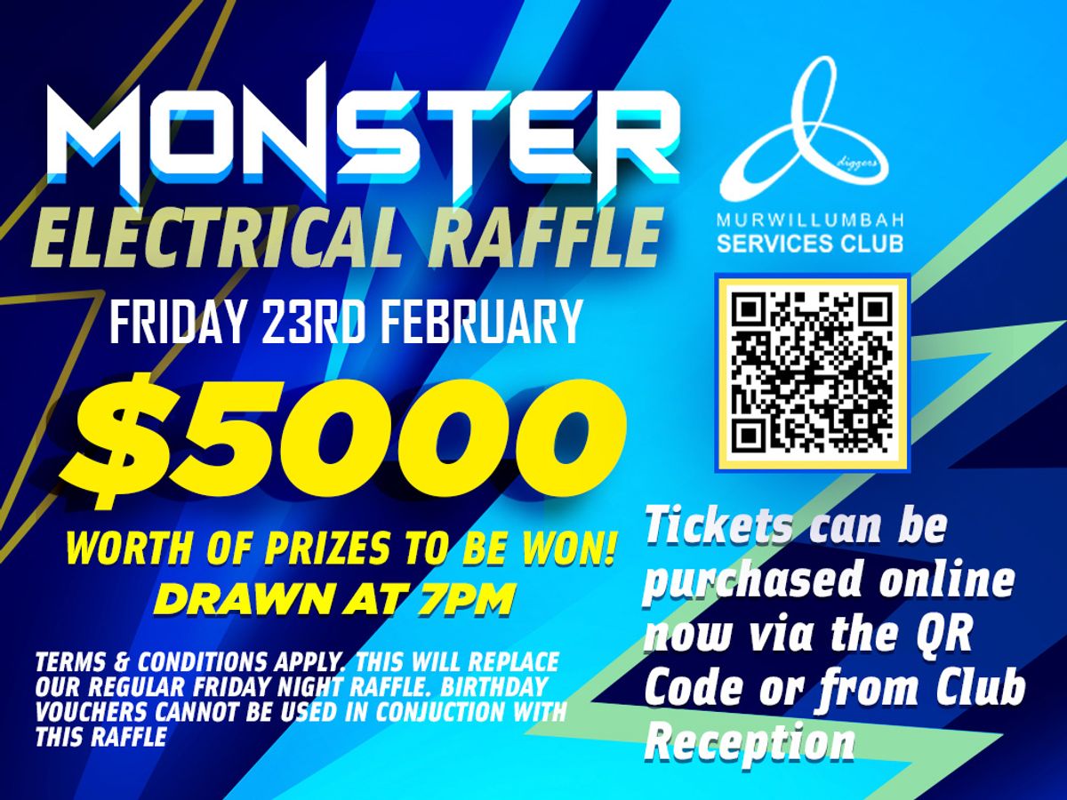 Monster Variety Electrical Raffle