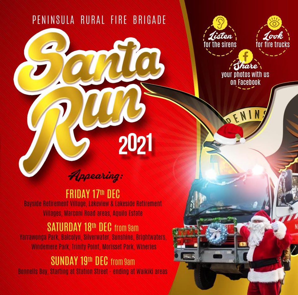 Peninsula Rural Fire Brigade Christmas Raffle 2021
