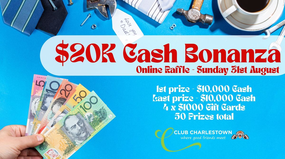 $20K Cash Bonanza Online Raffle