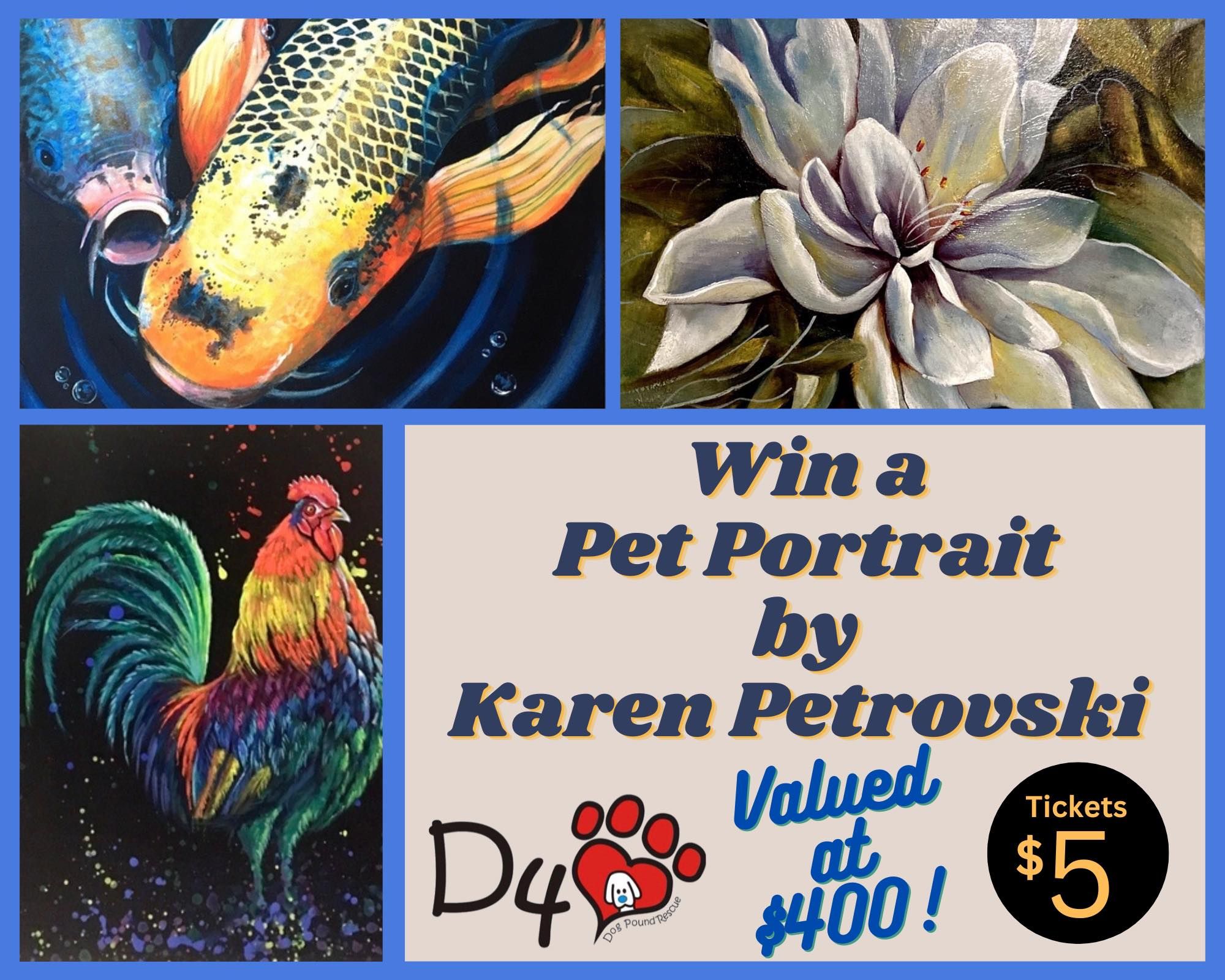 Amazing Pet Portrait Raffle