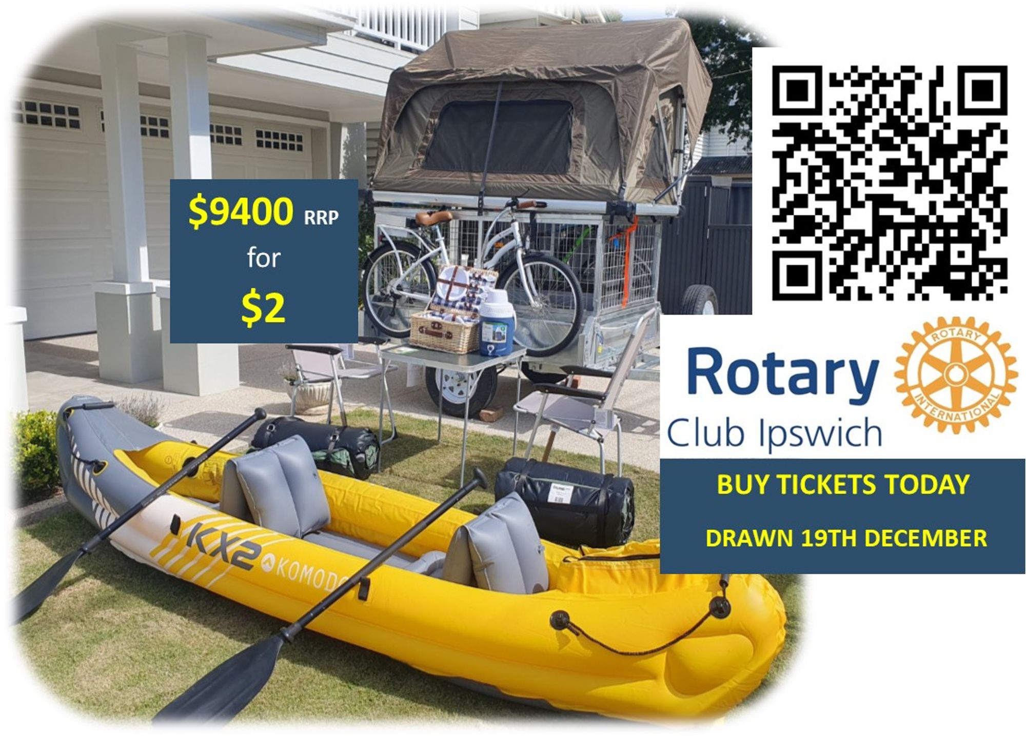 Ipswich Rotary Adventure Trailer Raffle 2023