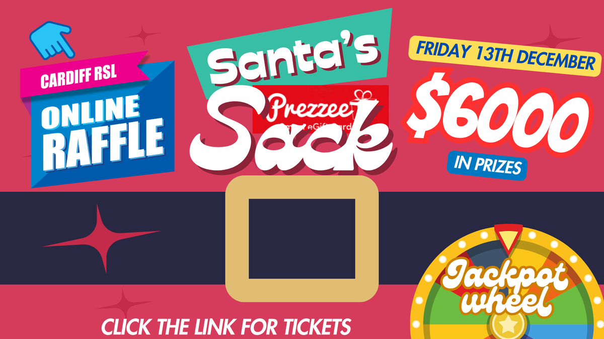 Santa's Prezzee Sack Online Raffle