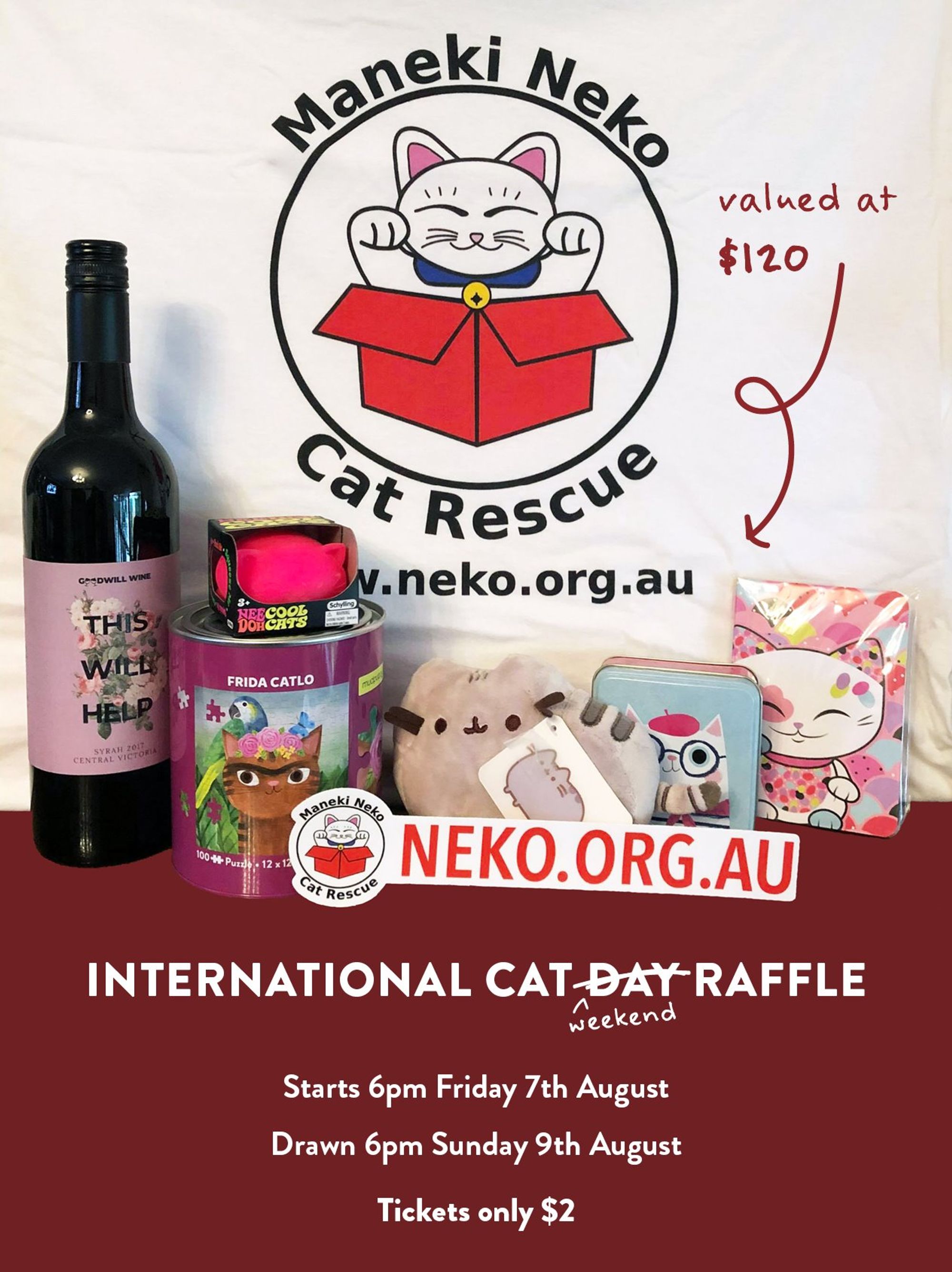 Maneki Neko International Cat Day Raffle