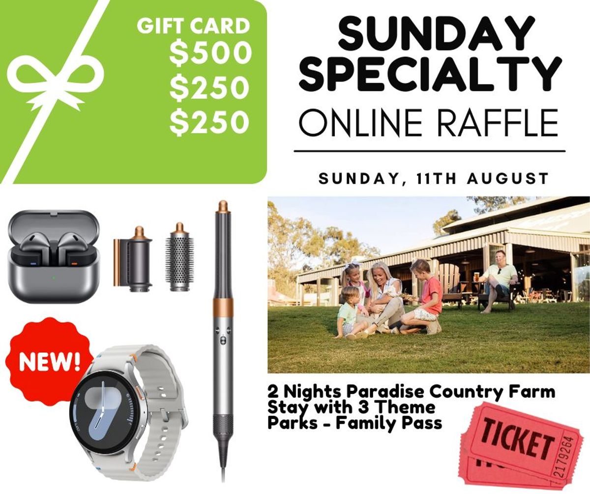 Sunday Specialty Online Raffle