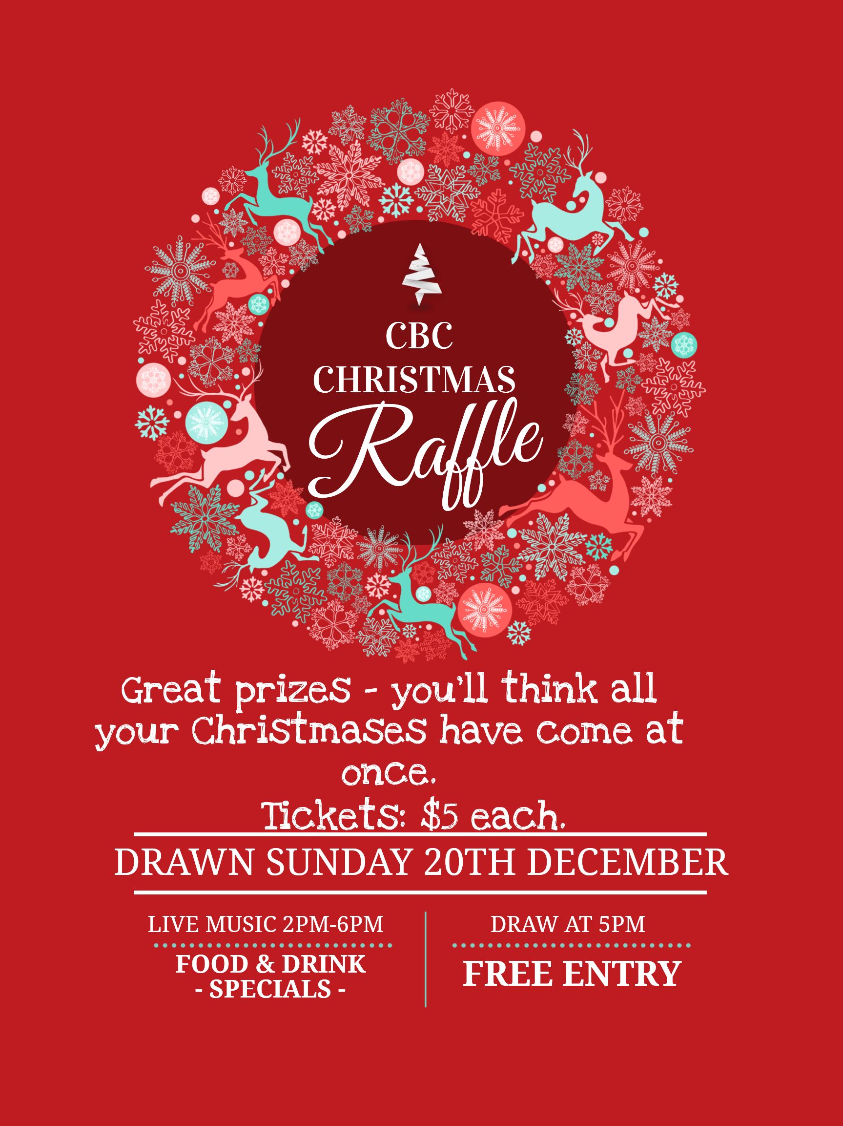 Coorparoo Bowls Club Christmas Raffle