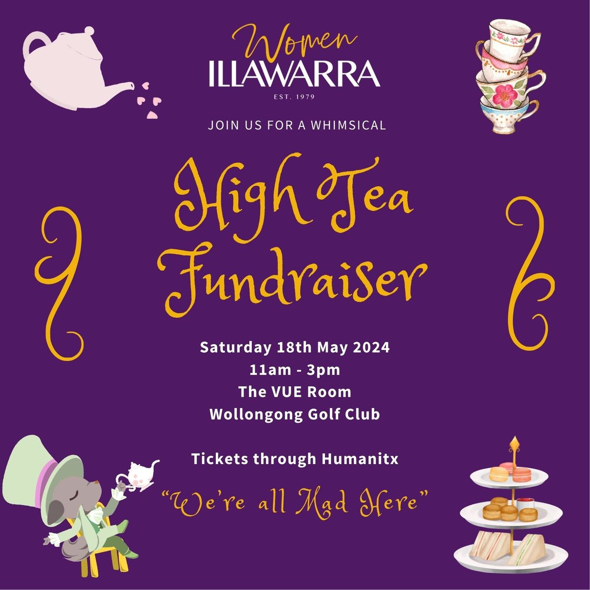 Women Illawarra - High Tea Fundraiser
