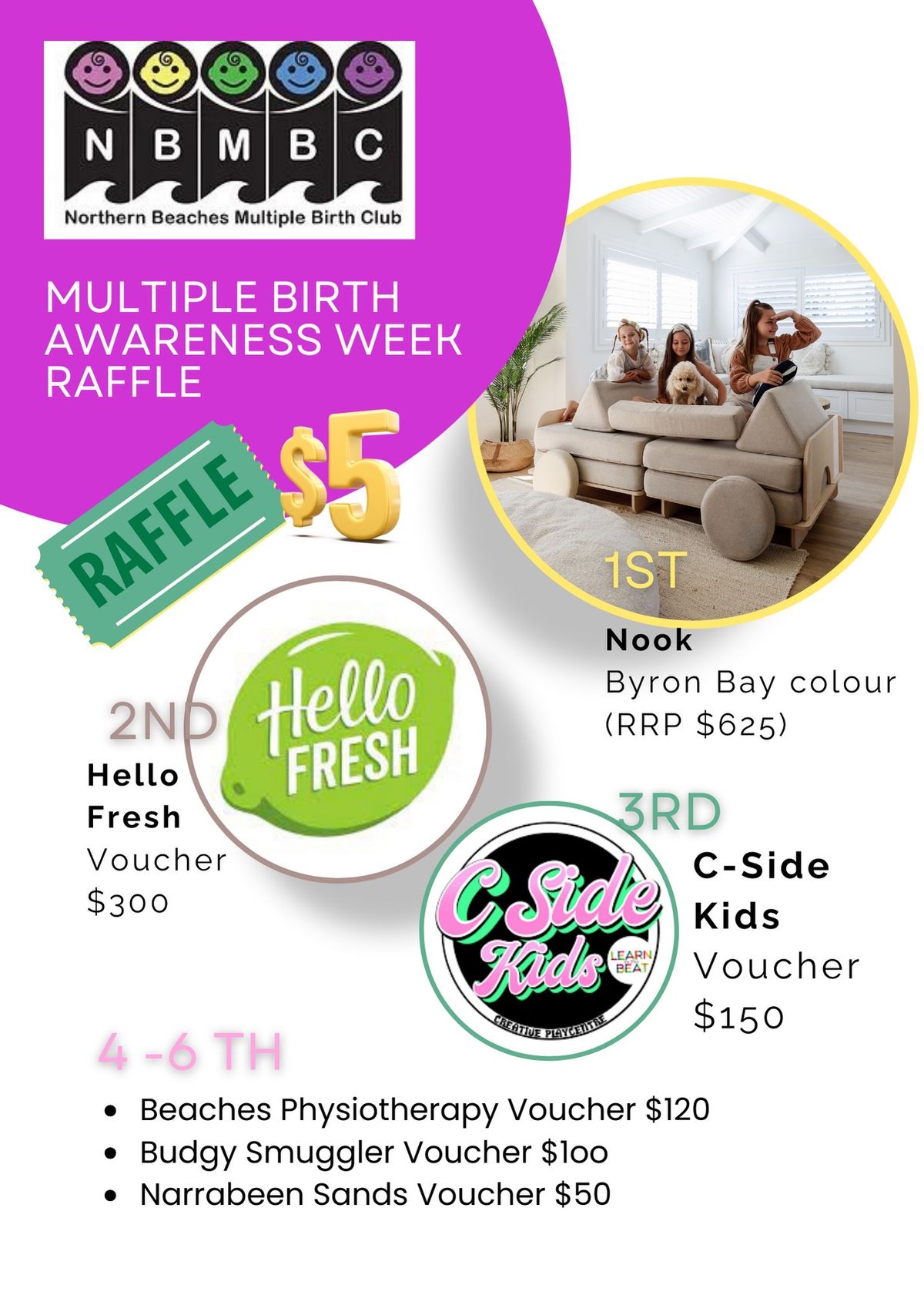 RaffleTix | NBMBC 2024 Multiple Births Week Raffle
