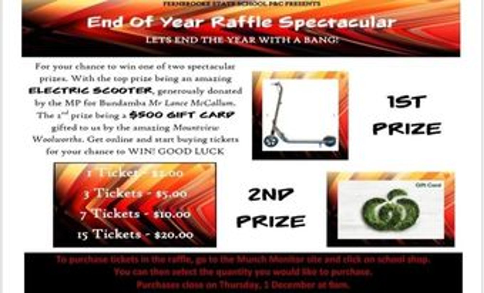 Fernbrooke SS End Of Year Raffle