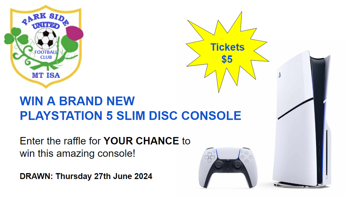 Parkside United JFC PlayStation 5 Raffle