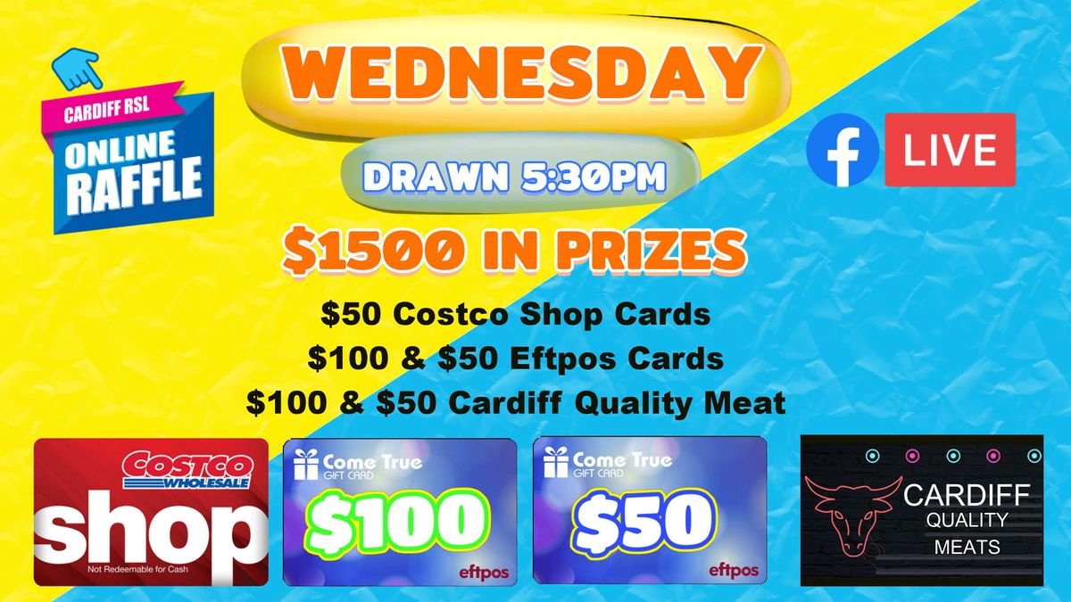 Wednesday Online Raffle #80