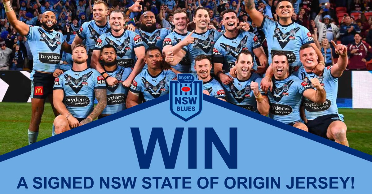 Win a signed NSW State Of Origin jersey!