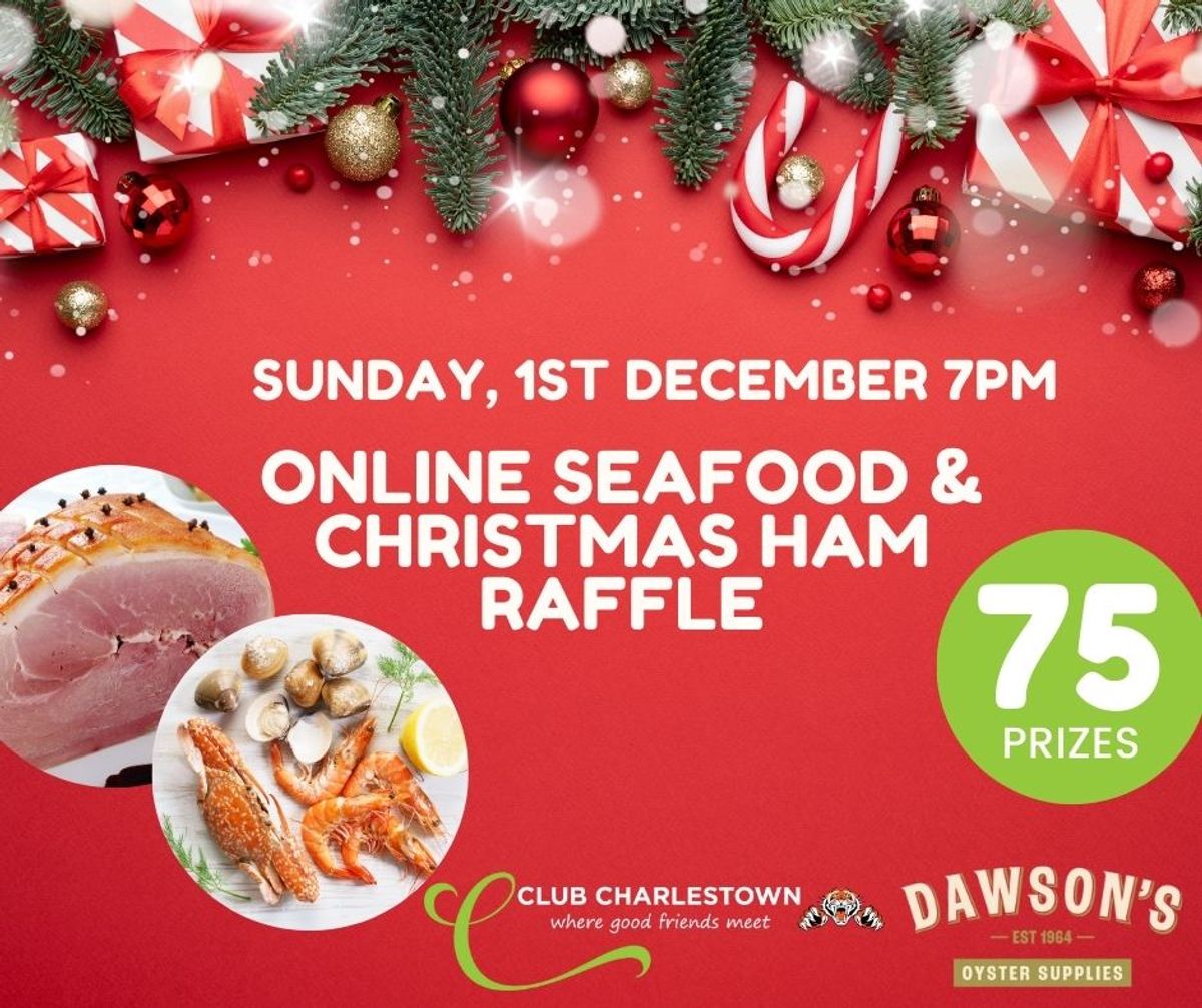 $5000 Seafood & Christmas Ham Online Raffle
