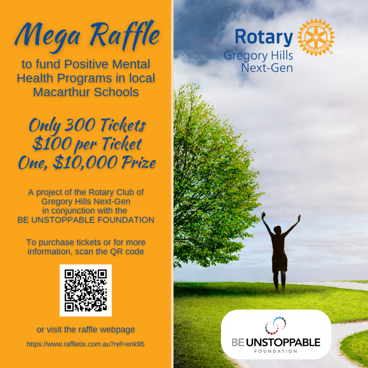 $10,000 Mega Raffle for Mental Health