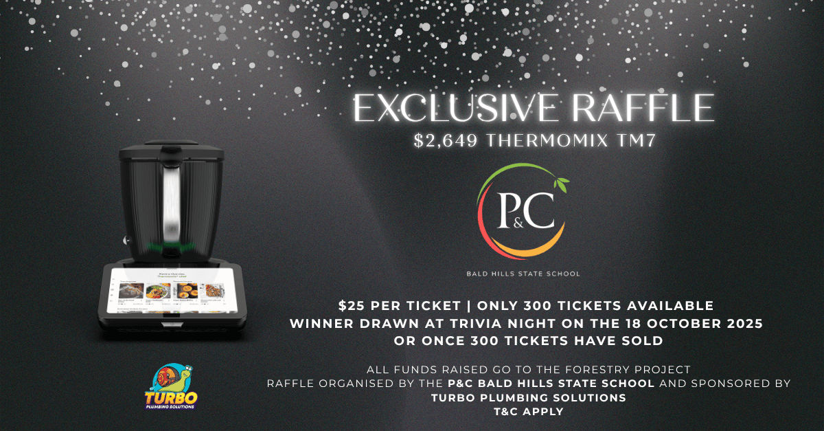 RaffleTix | Bald Hills State School P&C Thermomix TM7 Raffle