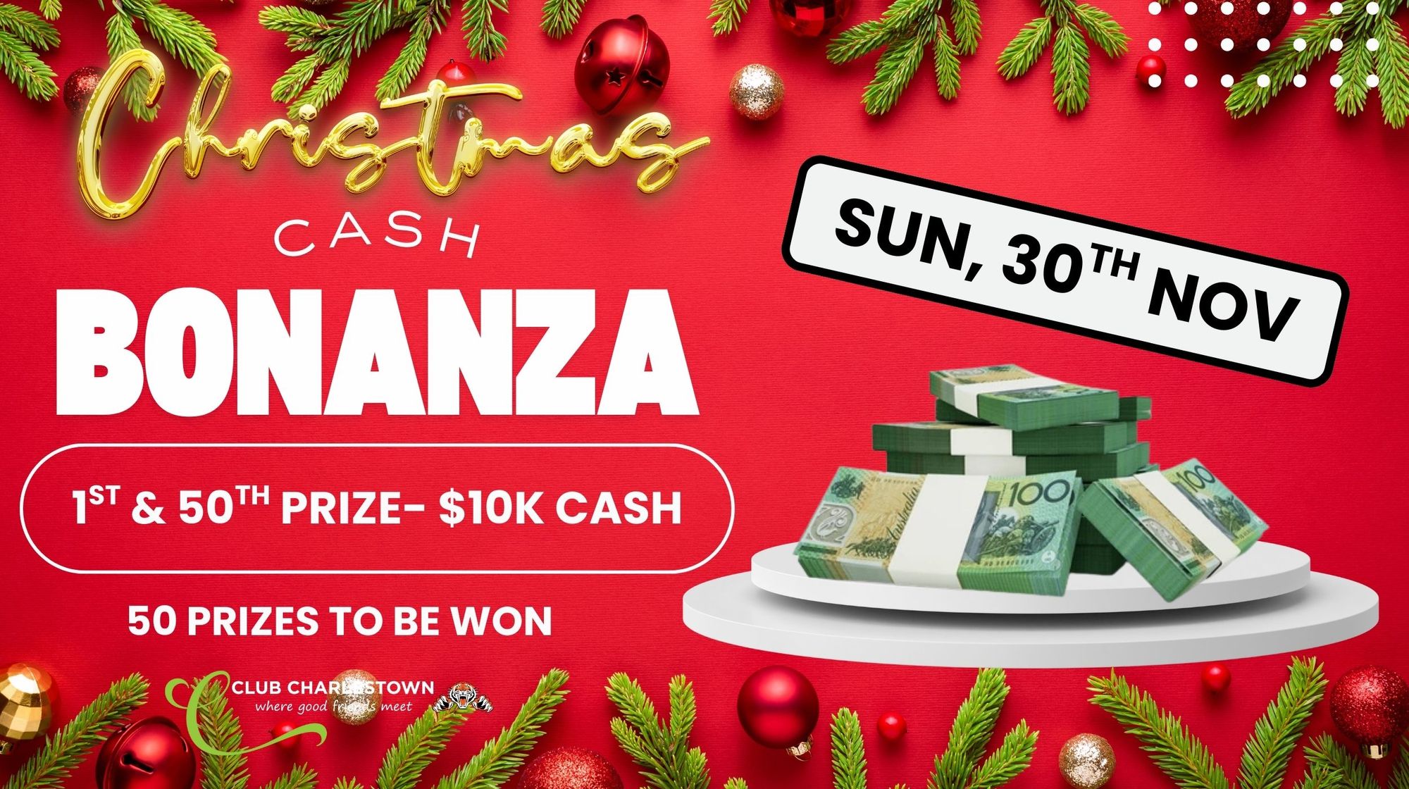 Christmas Cash Bonanza Online Raffle