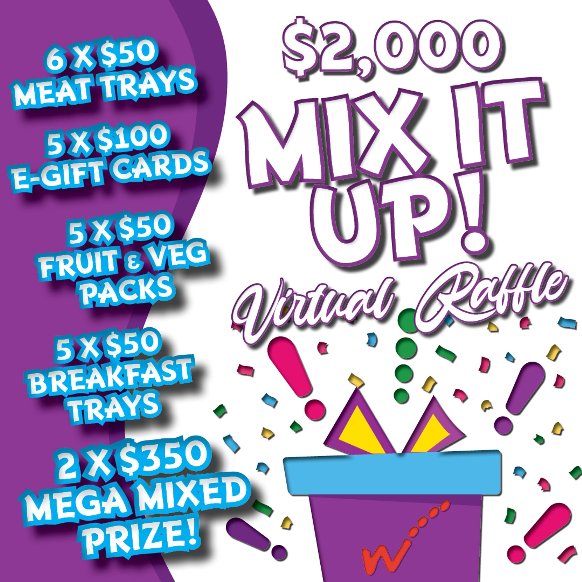 Workers Wednesday Virtual Mix it Up Raffle