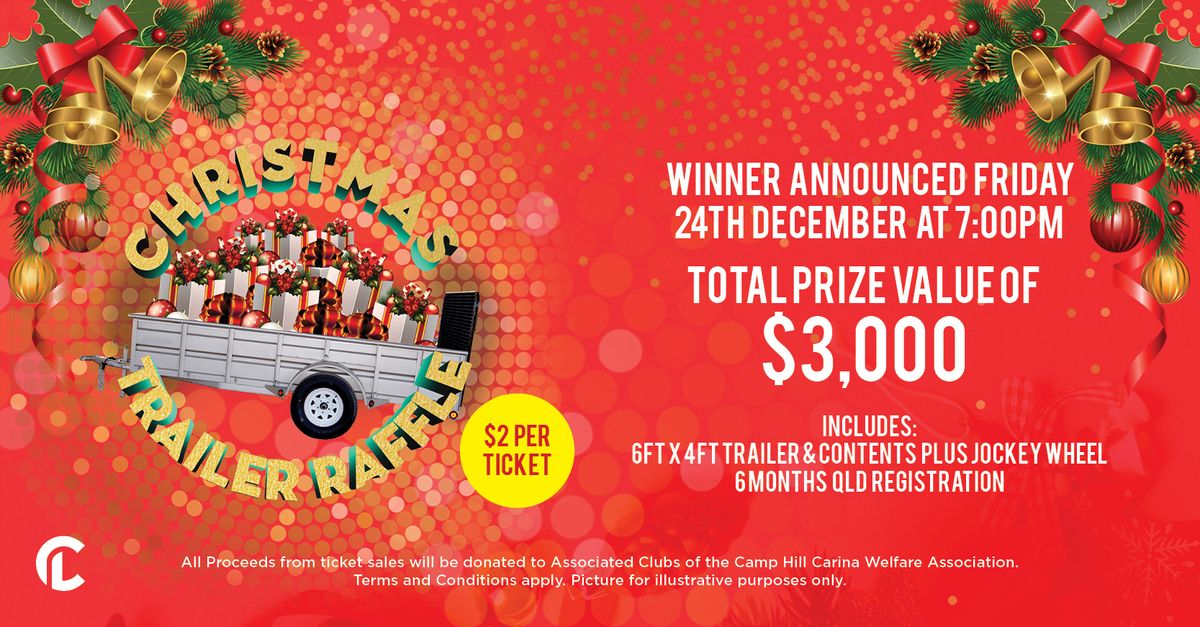 Carina Leagues Christmas Trailer Raffle