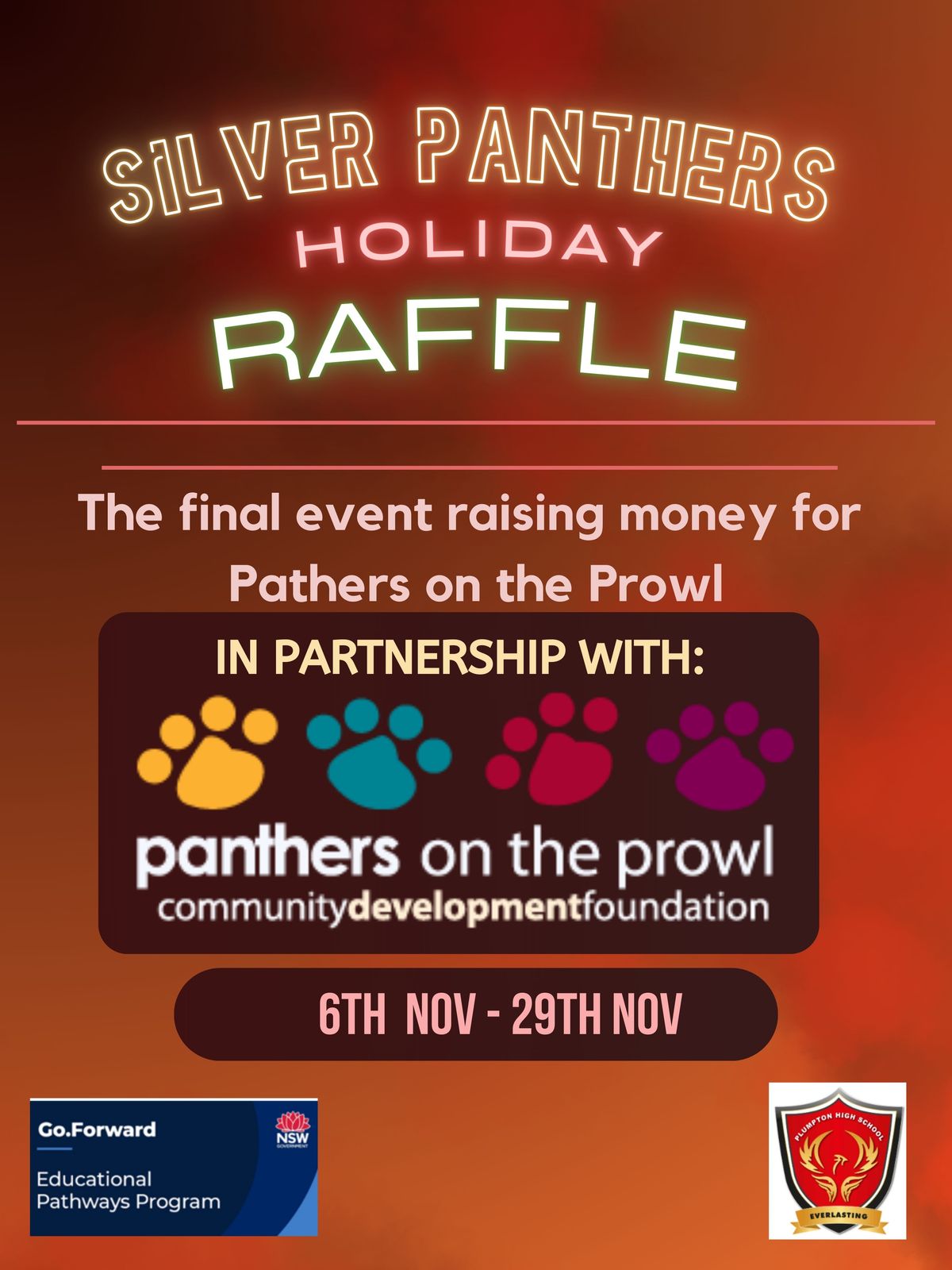 'Silver Panthers' Holiday Raffle