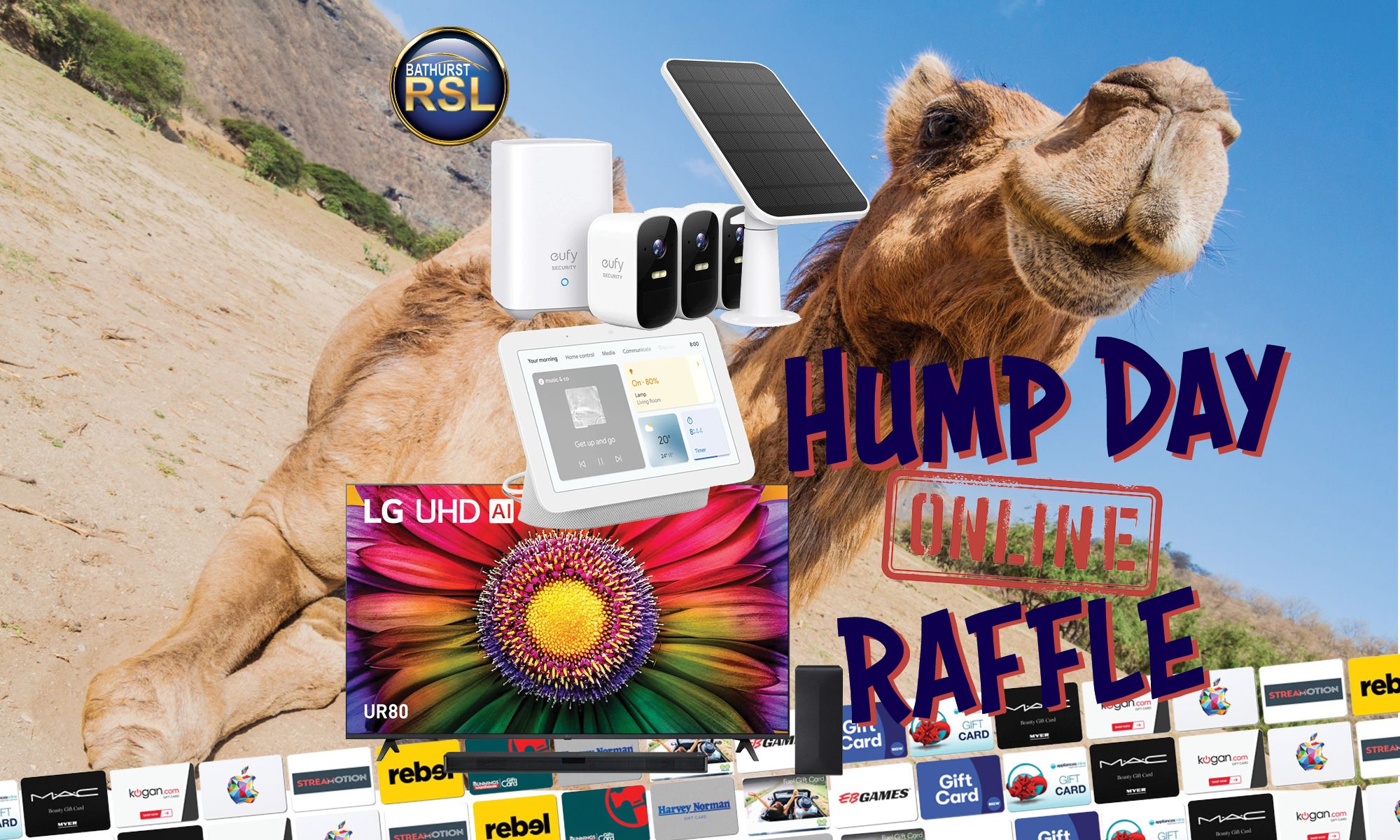 Hump Day Online Raffle 26th July
