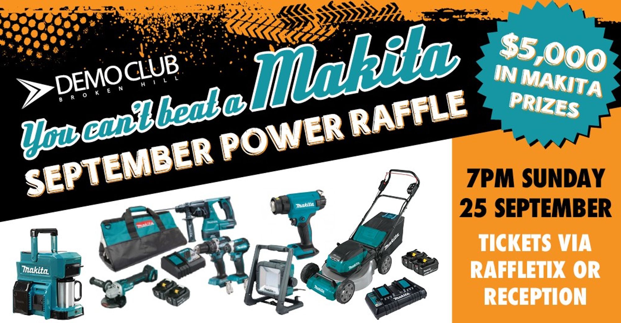 Makita September Power Raffle