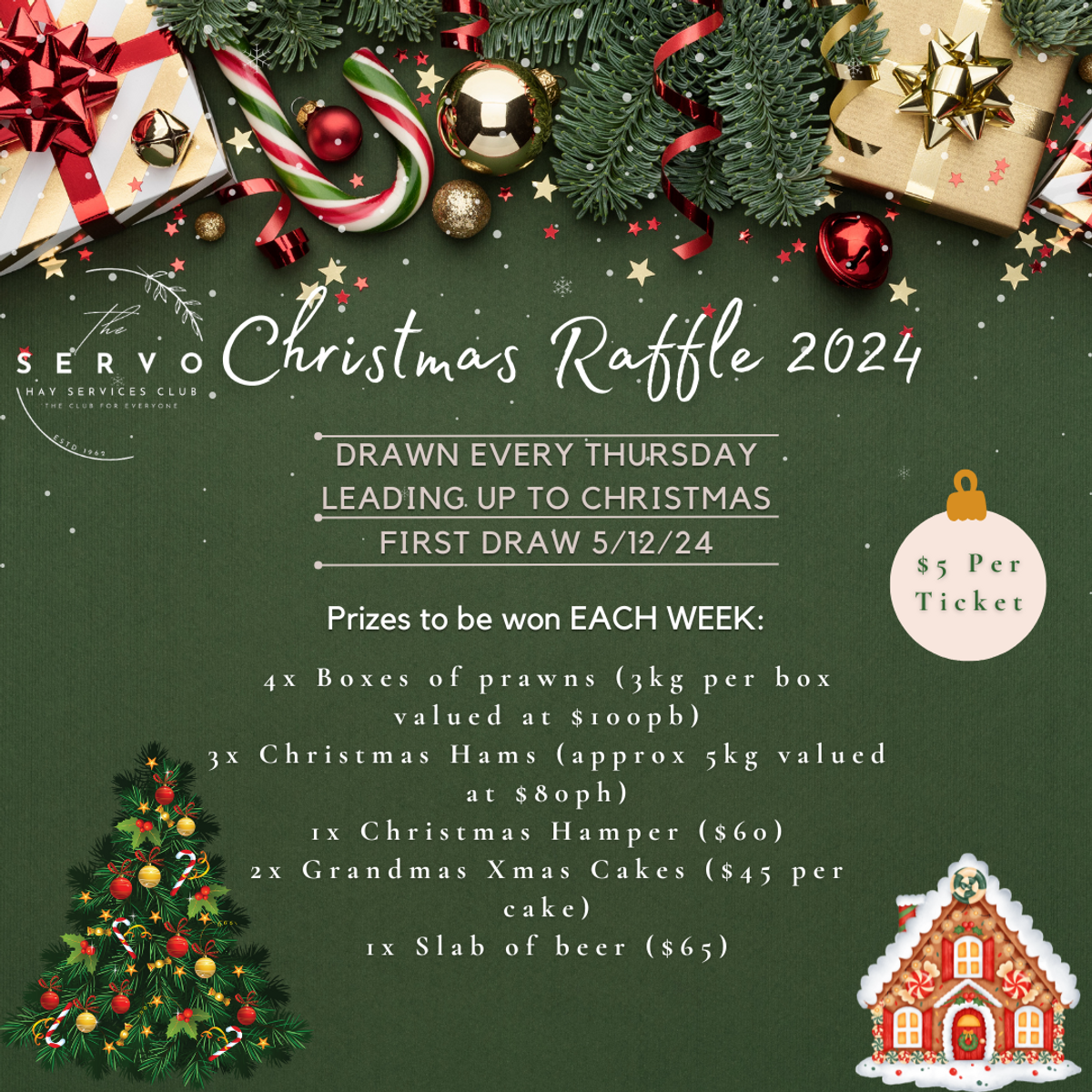Christmas Raffle 04/12/25