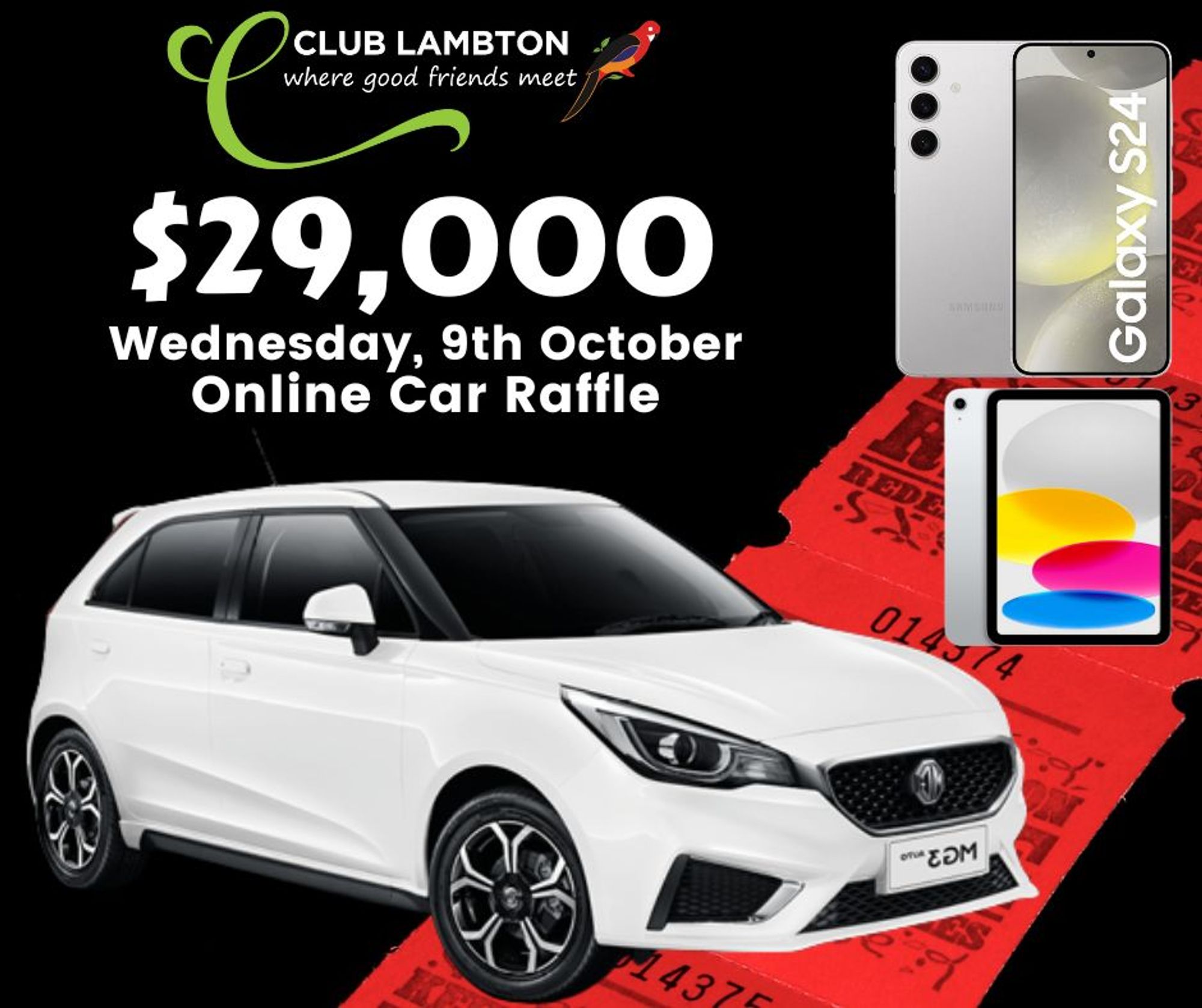 $29,000 MG3 Excite Car Online Raffle