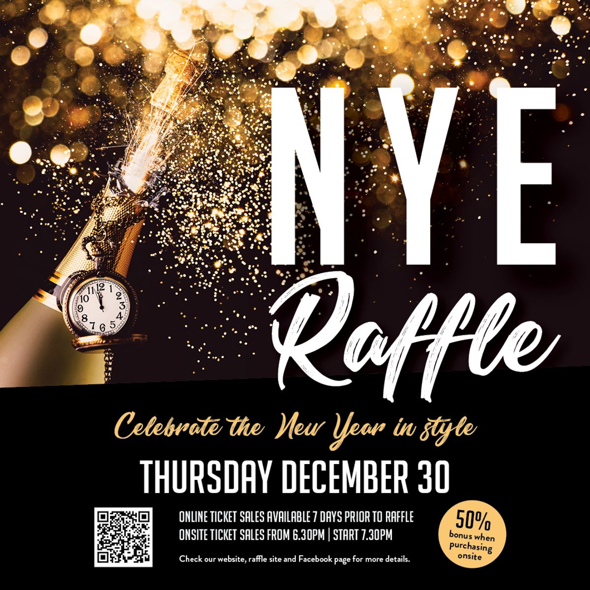Campbelltown RSL NYE Raffle