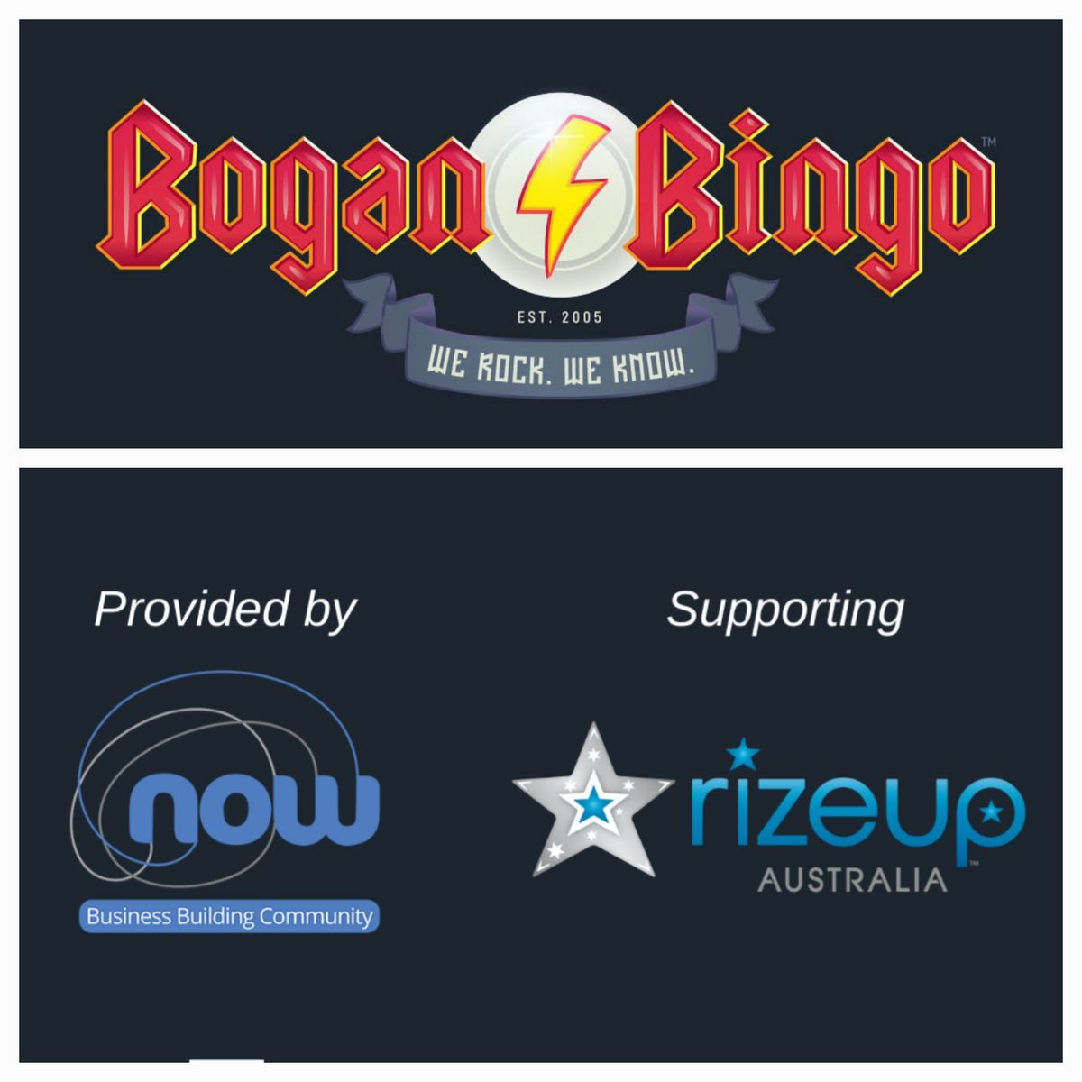 Bogan Bingo RizeUp Raffle