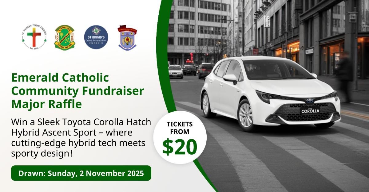Emerald Catholic Community Fundraiser Major Raffle