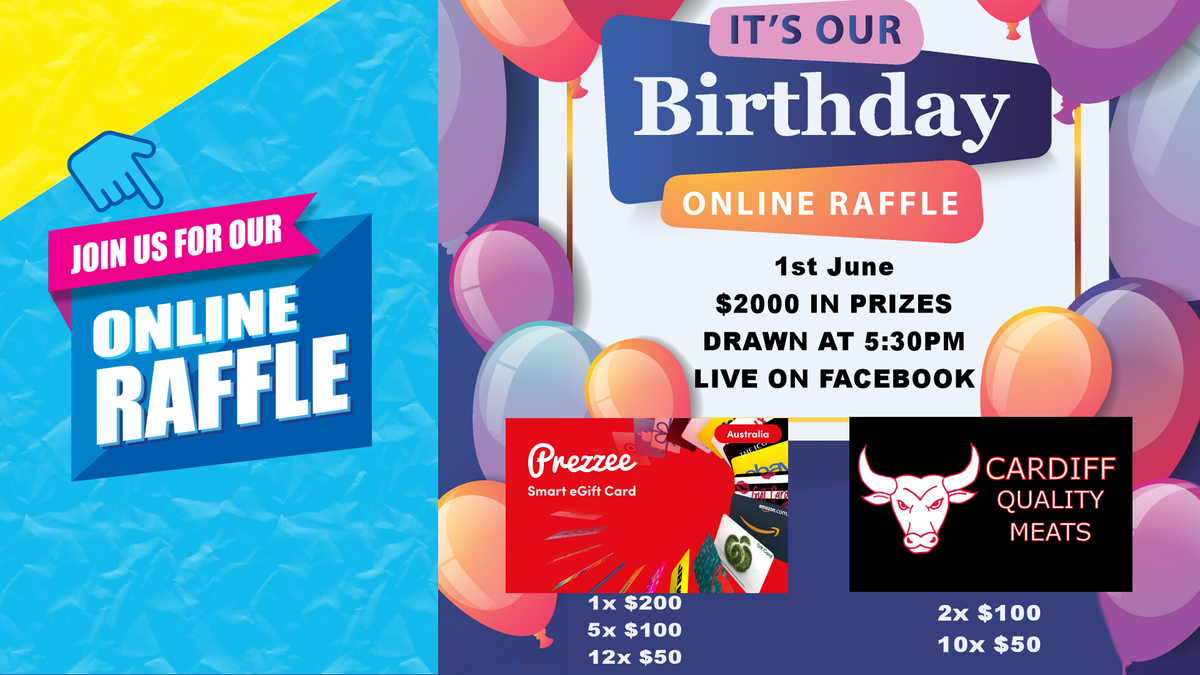 Happy 2nd Birthday Online Raffle #113