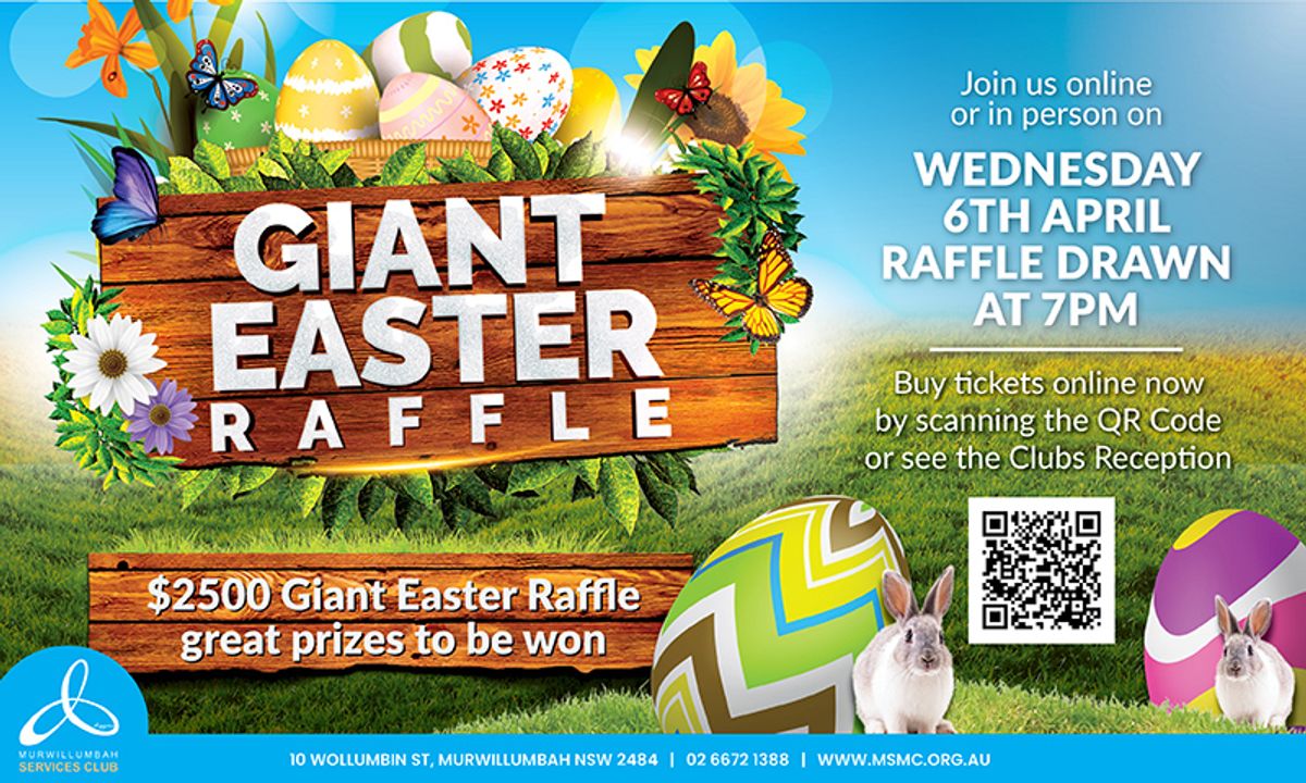Giant Easter Egg Raffle