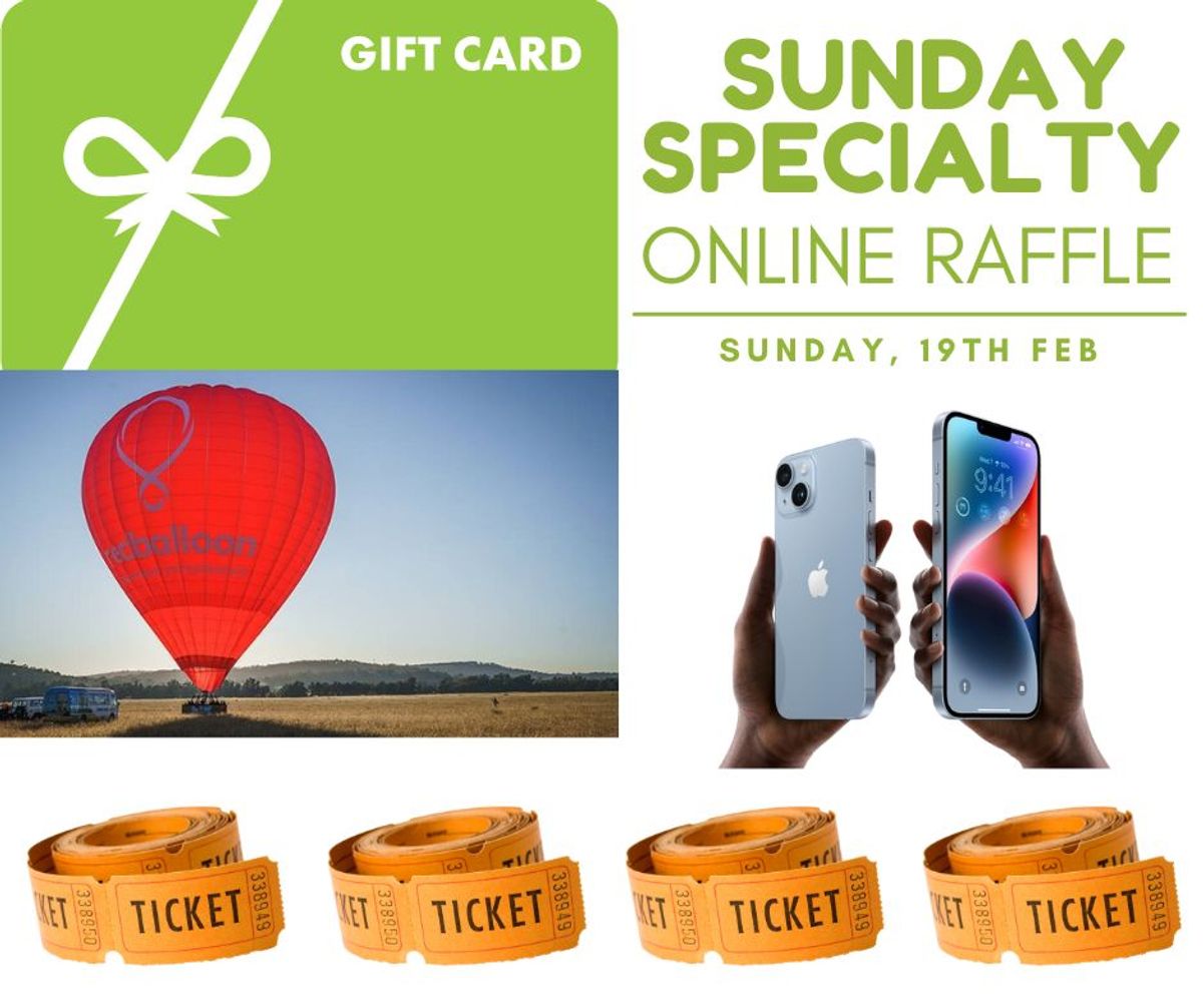 Sunday Specialty Online Raffle