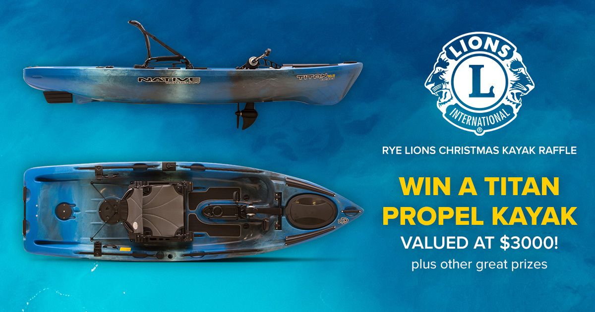 RYE LIONS CHRISTMAS KAYAK RAFFLE
