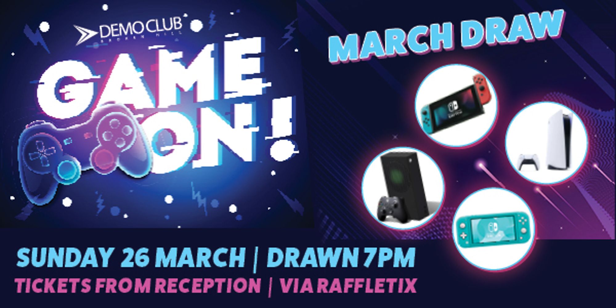 Game on! March Draw
