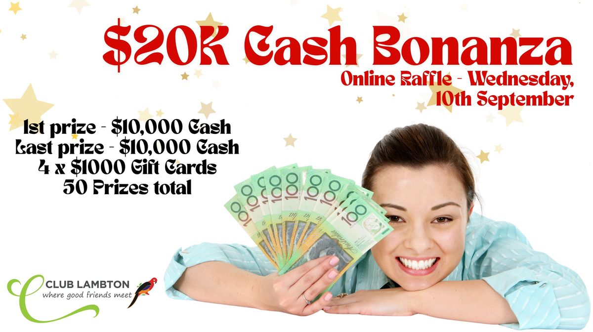 RaffleTix | $20K Cash Bonanza Online Raffle